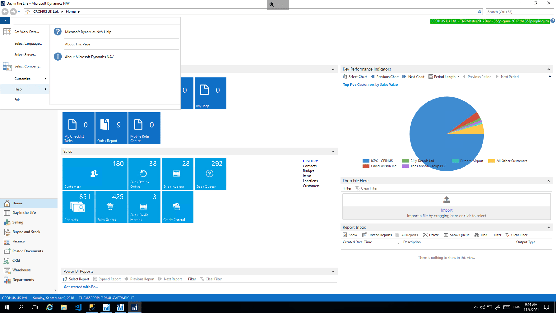 What version of Dynamics NAV or Business Central are you using?